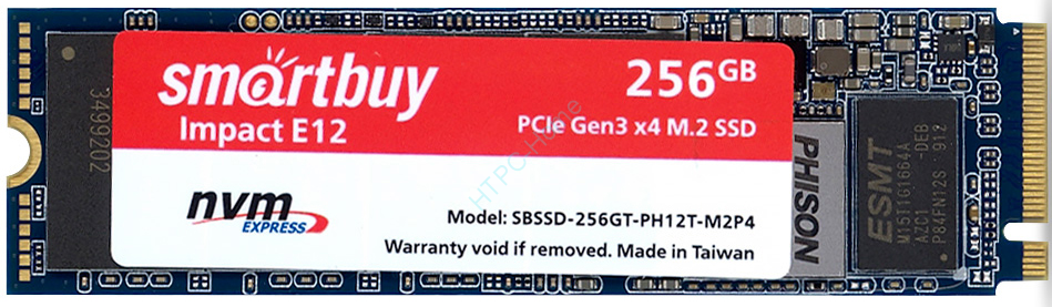 Твердотельный накопитель 256ГБ Smartbuy Impact E12 SBSSD-256GT-PH12 ...