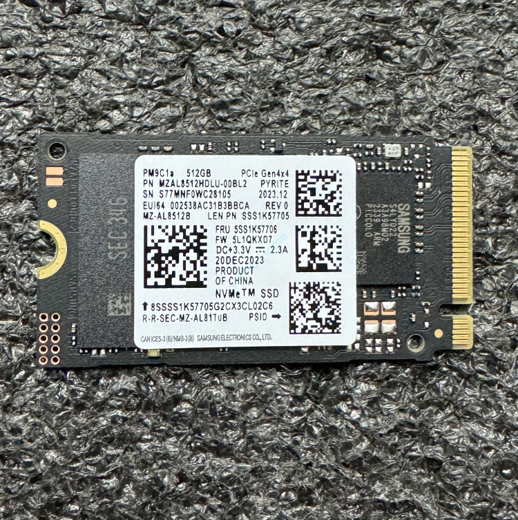 Твердотельный накопитель 512Gb Samsung PM9C1a PCI-E 2242, купить по ...