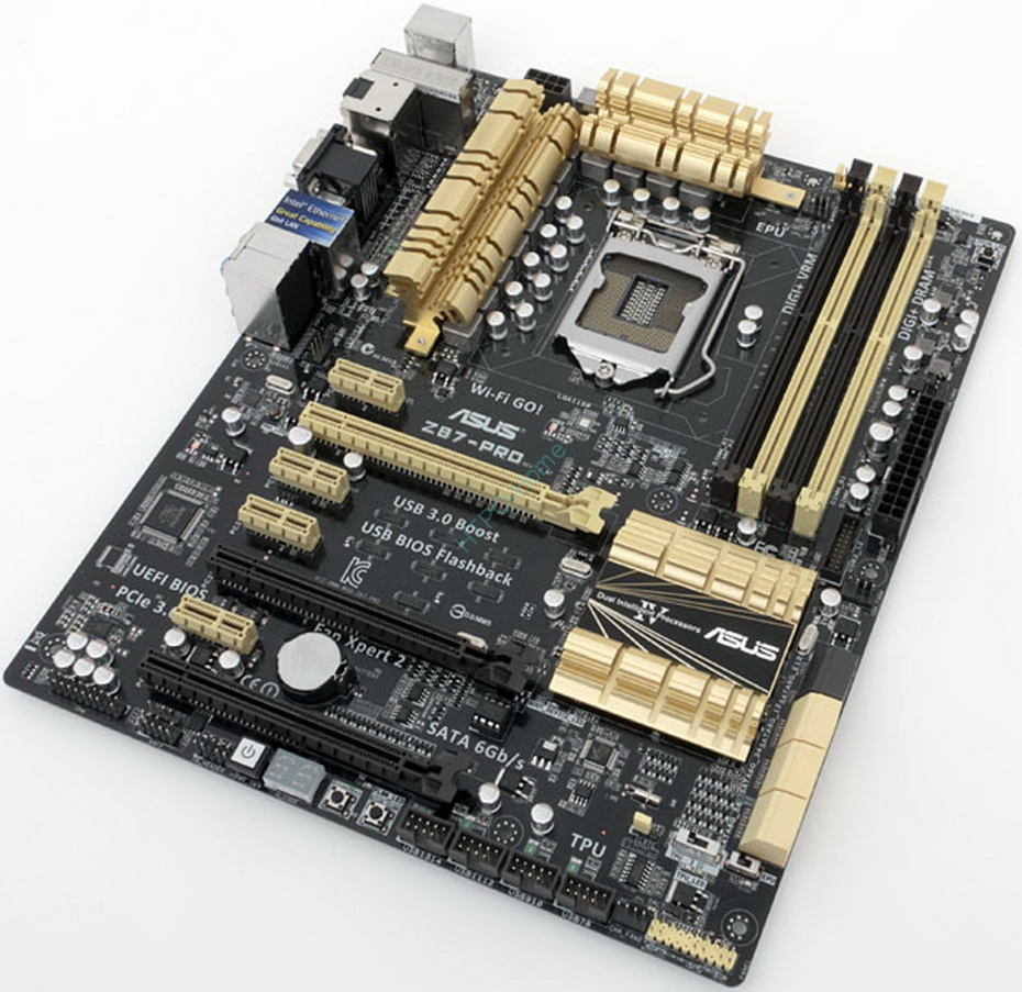 Socket 1150 ASUS Z87-PRO (RTL) LGA1150 3xPCI-E Dsub+DVI+HDMI+DP GbLAN ...