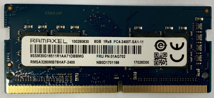 Оперативная память 8Gb Ramaxel RMSA3260MB78HAF DDR4 2400 SODIMM, купить ...
