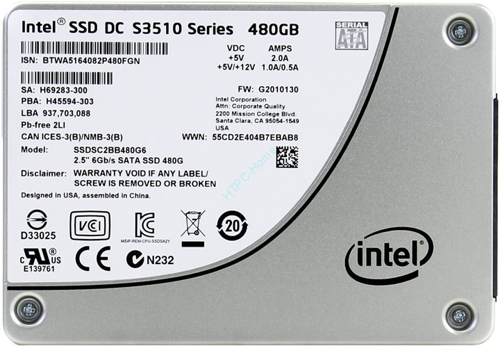 Твердотельный накопитель 480Gb SATA Intel DC S3510 Series SSDSC2BB480G6 2.5" MLC , купить по ...