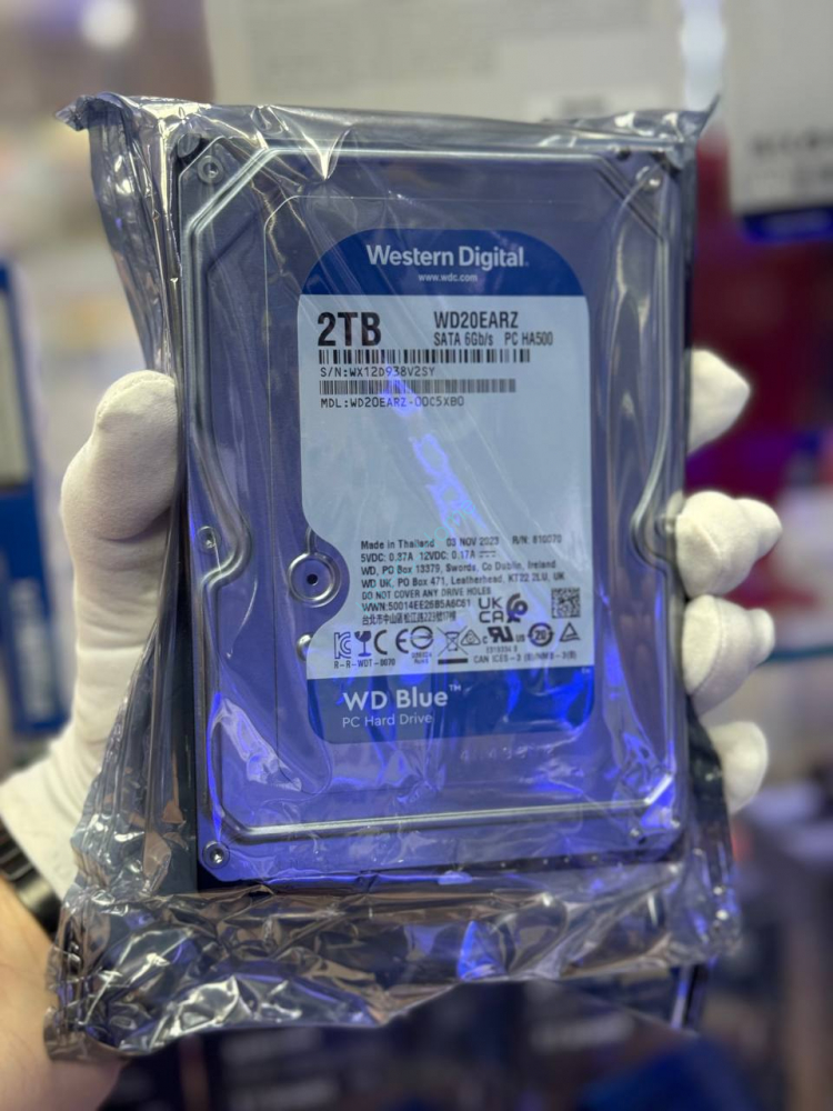 Жесткий диск 2Тб WD Blue WD20EARZ 3.5", купить по цене 6 400 руб. в ...