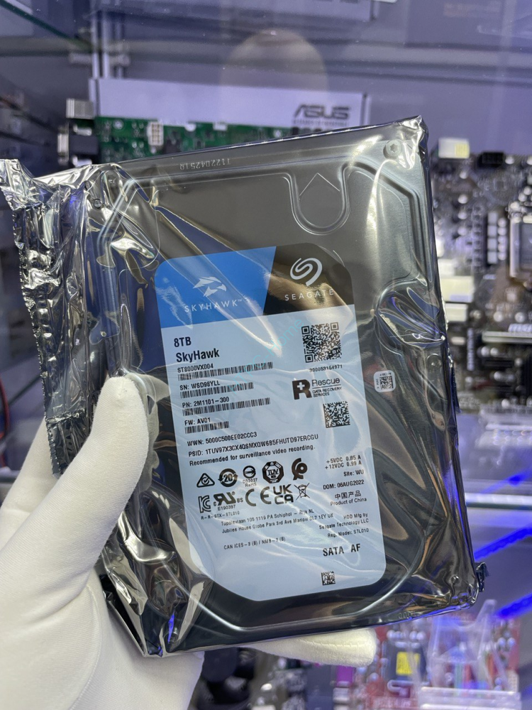 Жесткий диск 8Tb SEAGATE Skyhawk ST8000VX004 3.5", купить по цене 25 ...