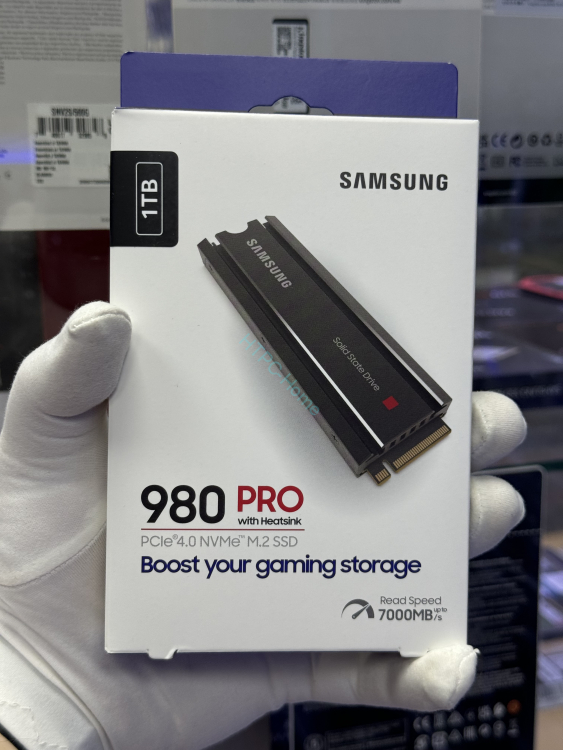 Твердотельный накопитель 1Тб Samsung 980 PRO MZ-V8P1T0CW с радиатором ...