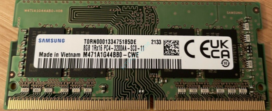 Оперативная память 8Gb Samsung M471A1G44BB0-CWE DDR4 3200 SODIMM, купить по цене 1 700 руб. в ...